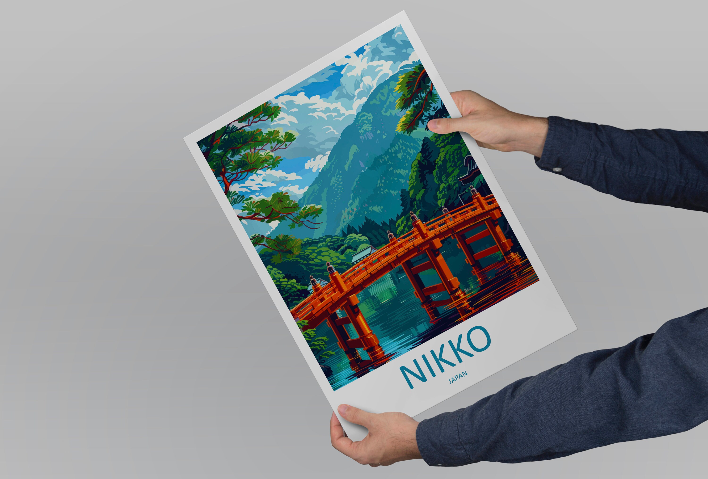 Nikko Travel Print Wall Art Nikko Wall Hanging Home Décor Nikko Gift ...