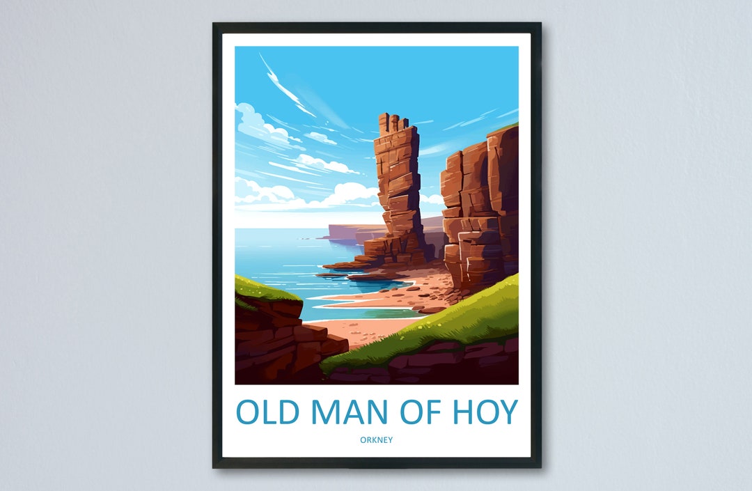 Old Man of Hoy Print Old Man of Hoy Home Decor Landscape Print Old Man ...
