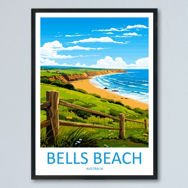 Bells Beach Poster - Etsy