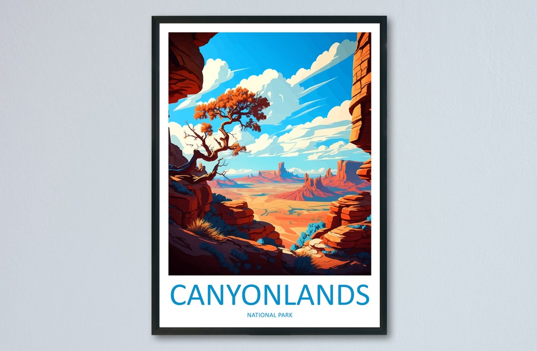 Canyonlands National Park Travel Print Wall Art Canyonlands National ...
