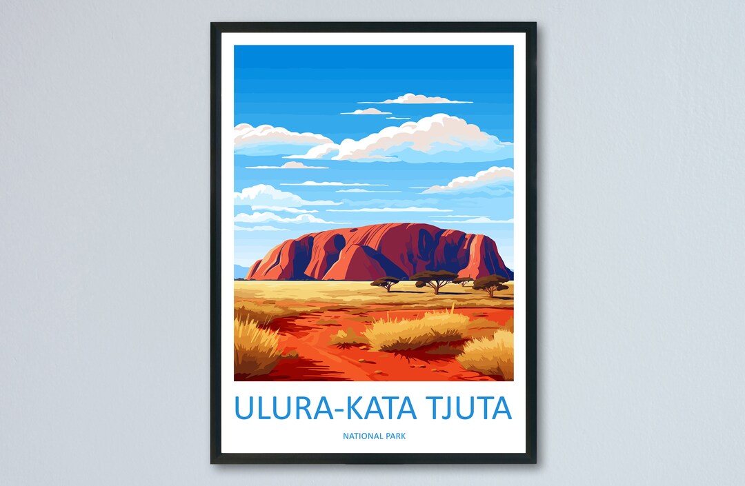 Uluru-kata Tjuta National Park Travel Print Wall Art Uluru-kata Tjuta ...