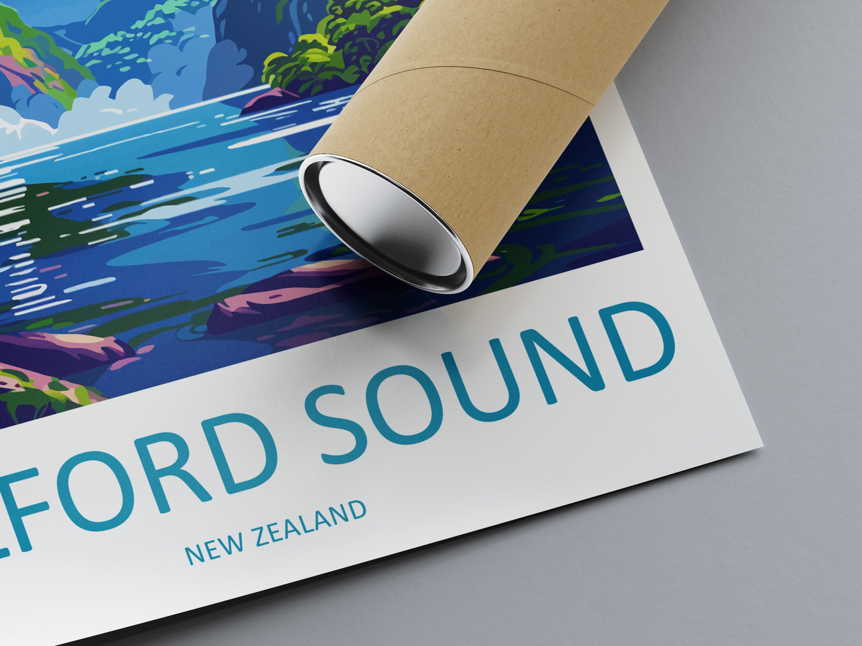 Milford Sound Travel Print Wall Art Milford Sound Wall Hanging Home ...
