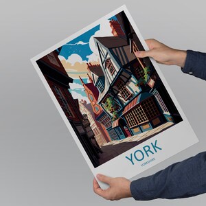 York Travel Print Wall Art York Wall Hanging Home Décor York Gift Art ...