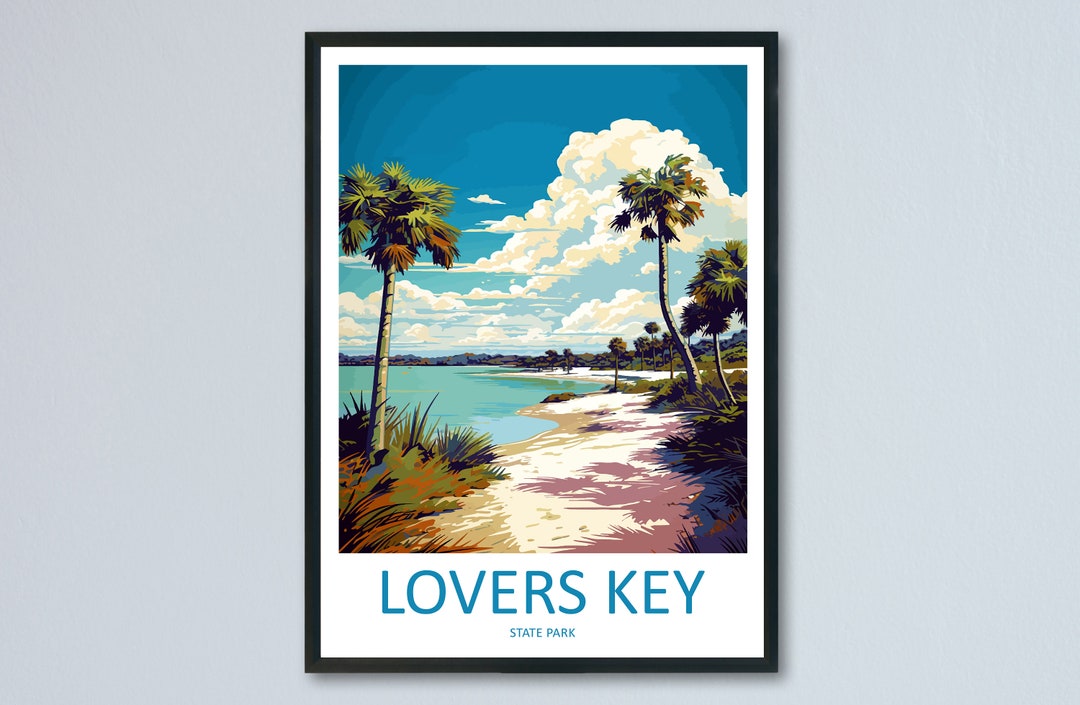 Lovers Key State Park Travel Print Wall Art Lovers Key State Park Wall ...