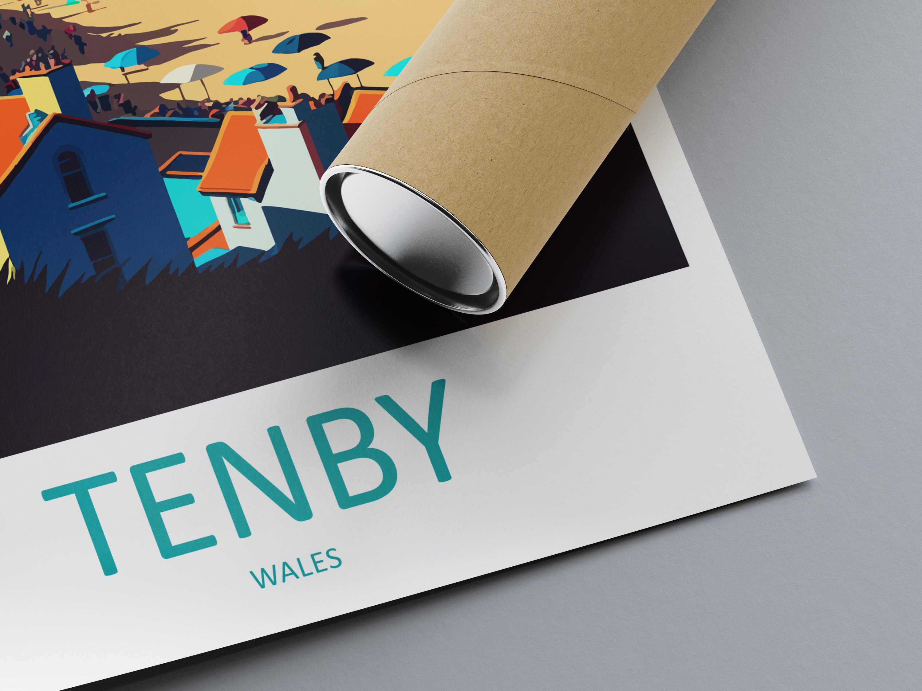 Tenby Print Tenby Home Décor Seascape Art Print Tenby Wall Art for ...