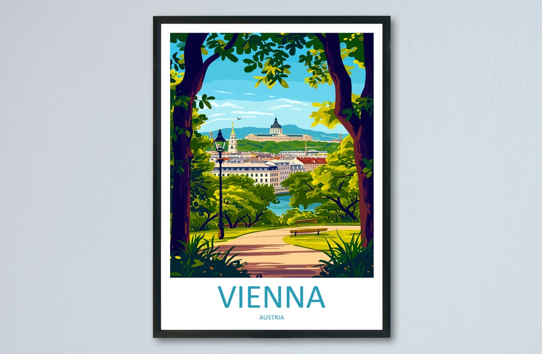 Vienna Travel Print Wall Art Vienna Wall Hanging Home Decoration Vienna ...