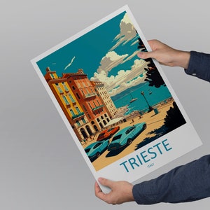 Trieste Travel Print Wall Art Trieste Wall Hanging Home Décor Trieste ...