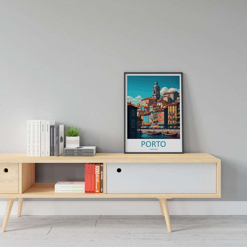 Porto Travel Print Wall Art Porto Wall Hanging Home Décor Porto Gift ...