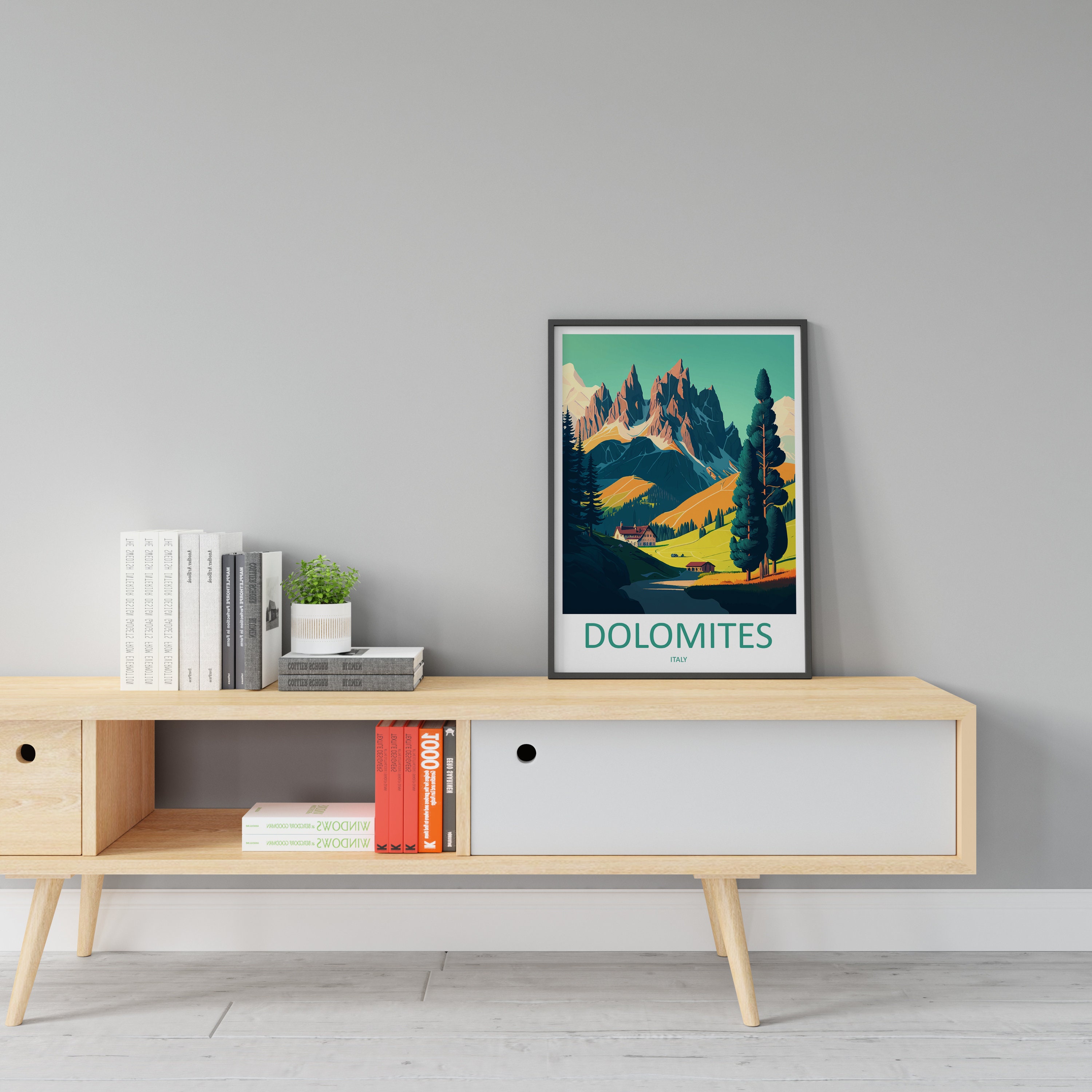 Dolomites Travel Print Dolomites Home Décor Dolomitic Alps Art Print ...