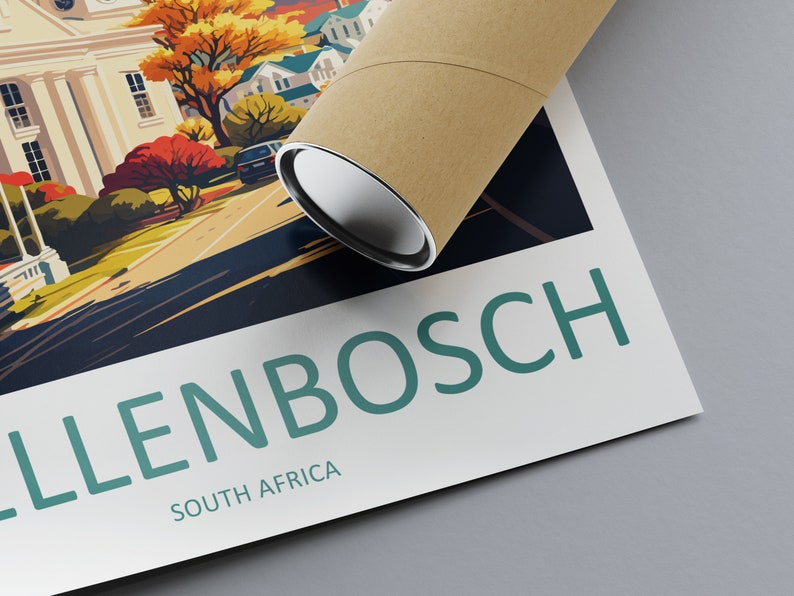 Stellenbosch Travel Print Wall Art Stellenbosch Wall Hanging Home Décor ...