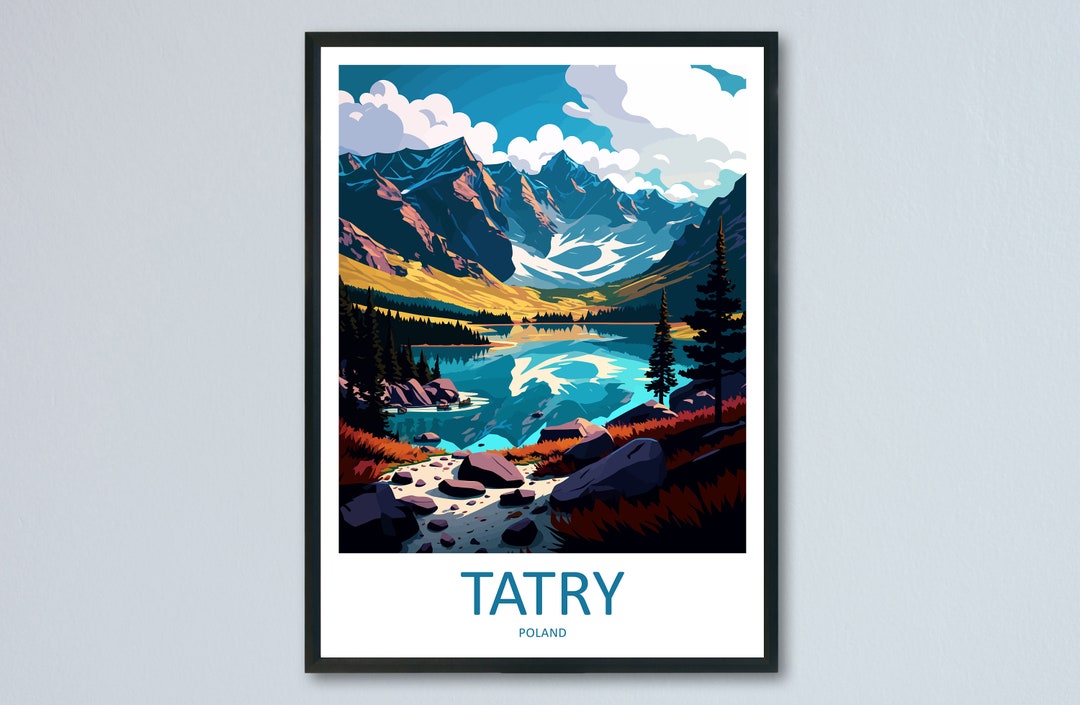Tatry Travel Print Wall Art Tatry Wall Hanging Home Décor Tatry Gift ...