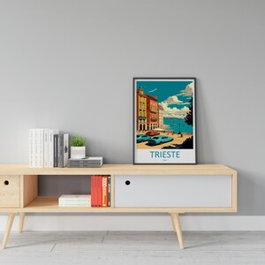 Trieste Travel Print Wall Art Trieste Wall Hanging Home Décor Trieste ...