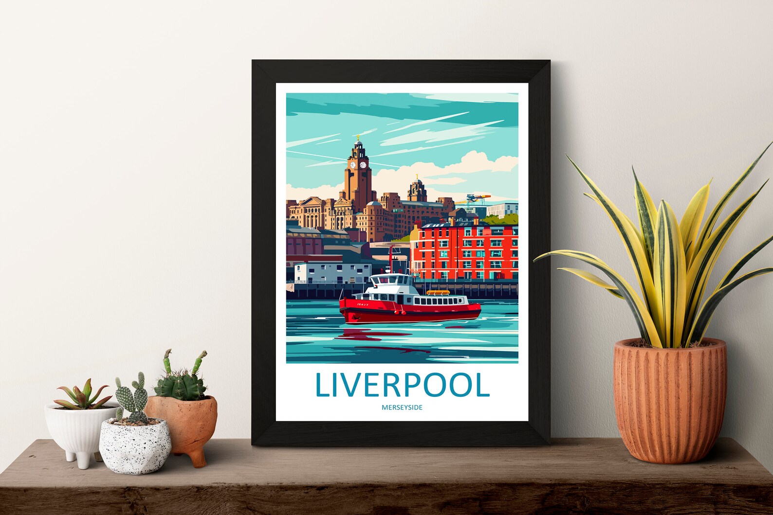 Liverpool Travel Print Wall Art Liverpool Wall Hanging Home Décor ...