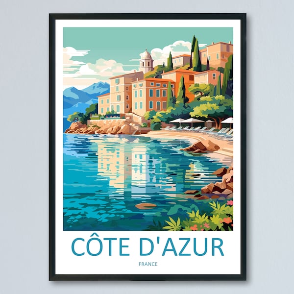 Cote D'azur Poster - Etsy