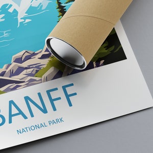 Banff National Park Travel Print Wall Art Banff Wall Hanging Home Décor ...