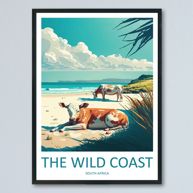 African Coast Wall Art - Etsy