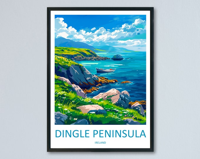Dingle Peninsula Print Dingle Peninsula Home Decor Landscape Art Print ...