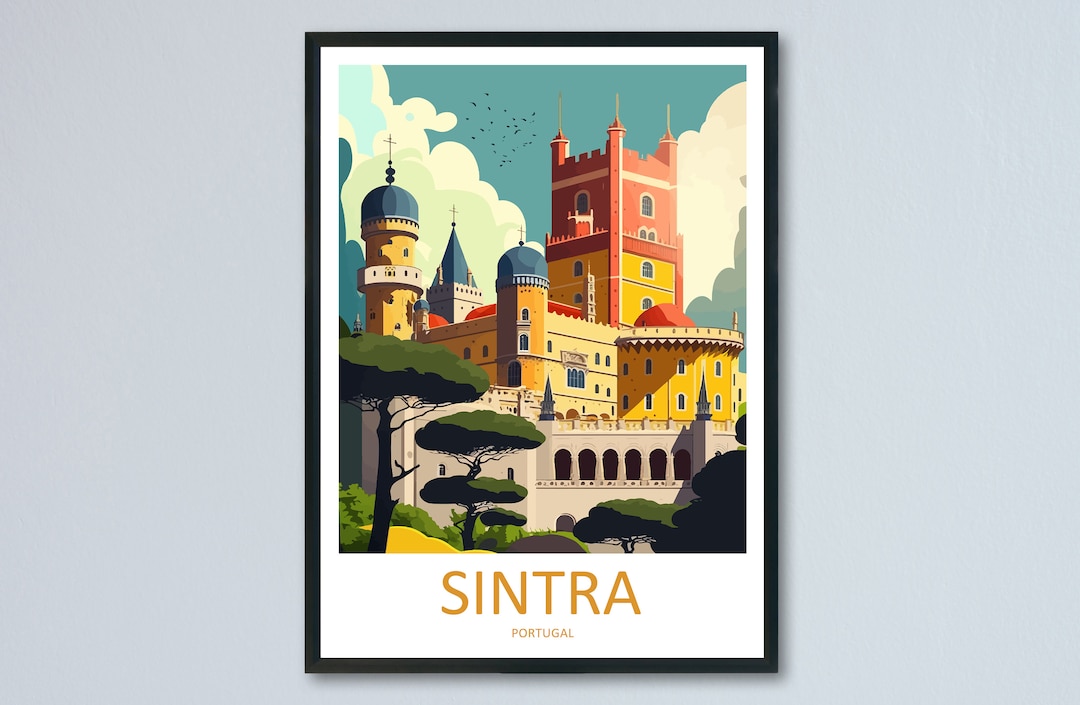 Sintra Travel Print Wall Art Sintra Wall Hanging Home Décor Sintra Gift ...
