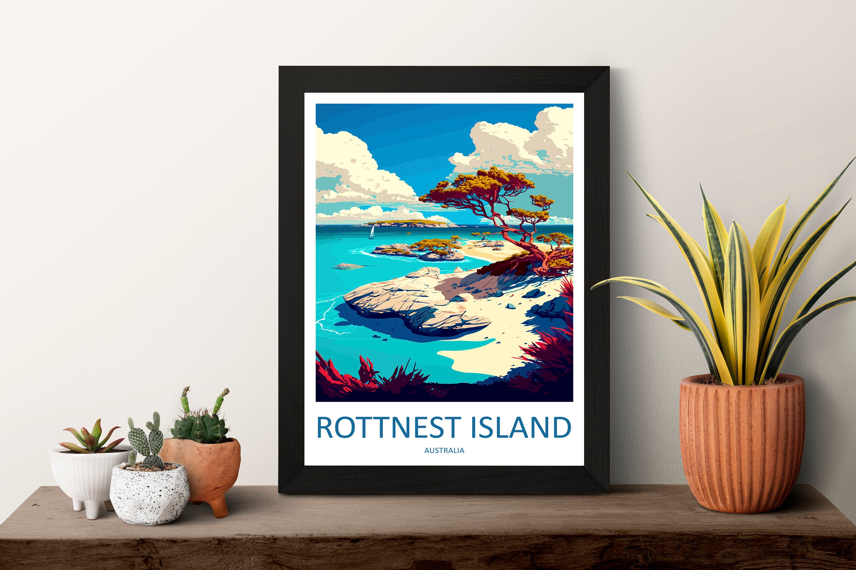 Rottnest Island Travel Print Wall Art Rottnest Island Wall - Etsy Australia