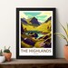 Scottish Highlands Travel Print Highlands Home Décor Scottish Highlands ...