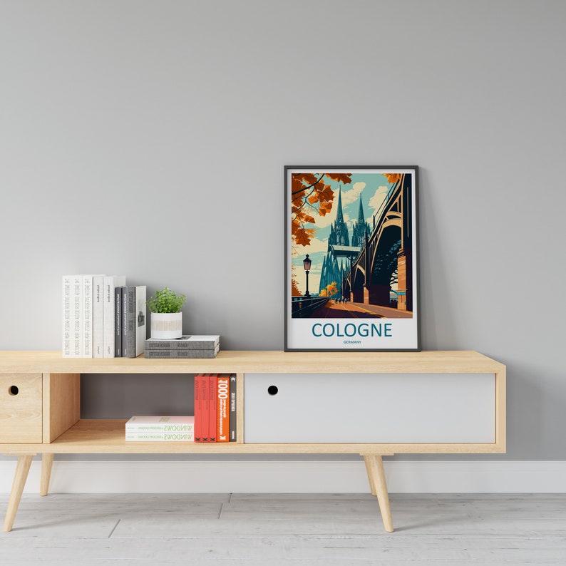 Cologne Travel Print Wall Art Cologne Wall Hanging Home Décor Cologne ...