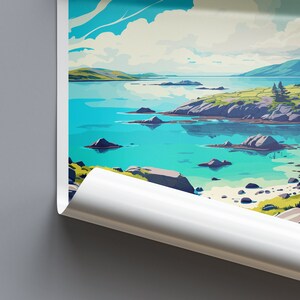 Isle of Mull Travel Print Wall Art Isle of Mull Wall Hanging Home Décor ...