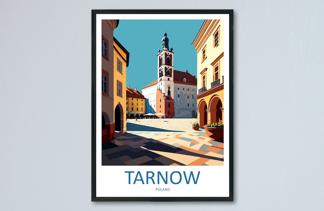 Tarnow Travel Print Wall Art Tarnow Wall Hanging Home Décor Tarnow Gift ...