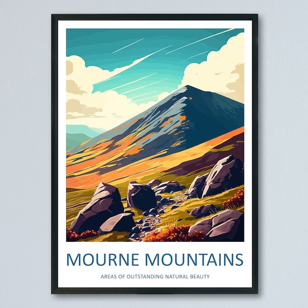 Mountains Poster - Etsy UK