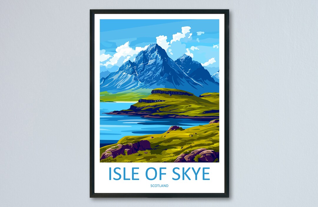 Isle of Skye Print Isle of Skye Home Decor Landscape Art Print Isle of ...