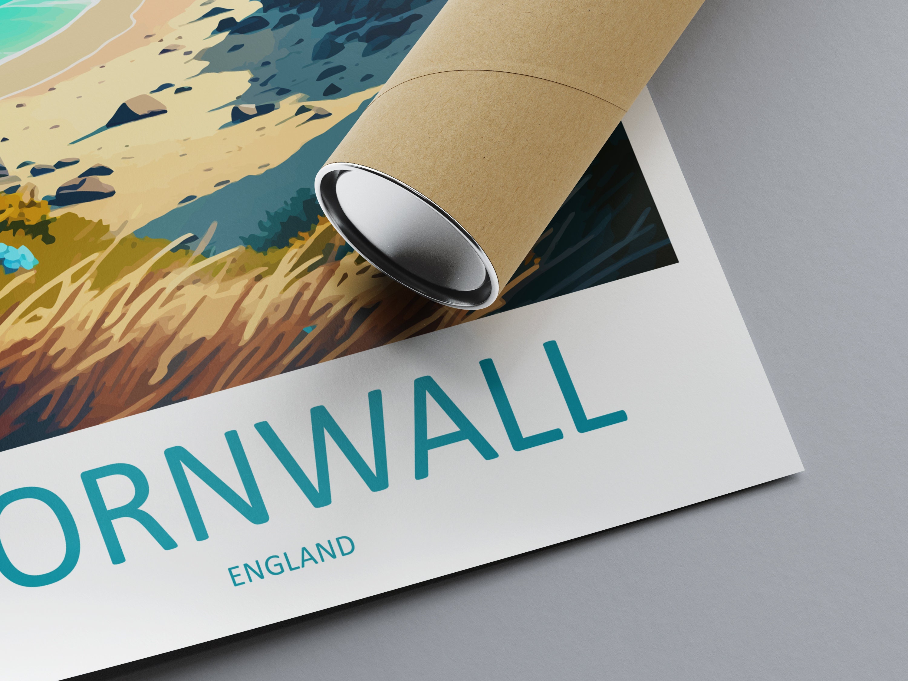 Cornwall Travel Print Wall Art Cornwall Wall Hanging Home Decoration ...