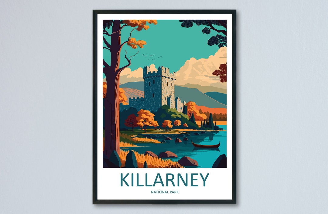 Killarney National Park Print Killarney Home Decor Landscape Art Print ...
