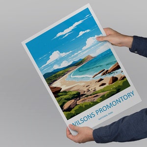 Wilsons Promontory National Park Travel Print Wall Art Wilsons ...