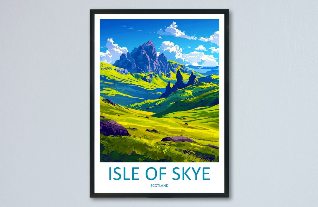 Isle of Skye Print Isle of Skye Home Decor Landscape Art Print the ...