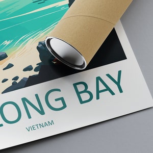Ha Long Bay Travel Print Wall Art Ha Long Bay Wall Hanging Home Décor ...