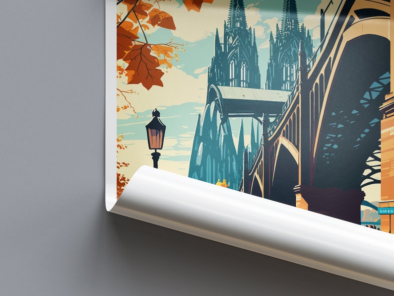 Cologne Travel Print Wall Art Cologne Wall Hanging Home Décor Cologne ...