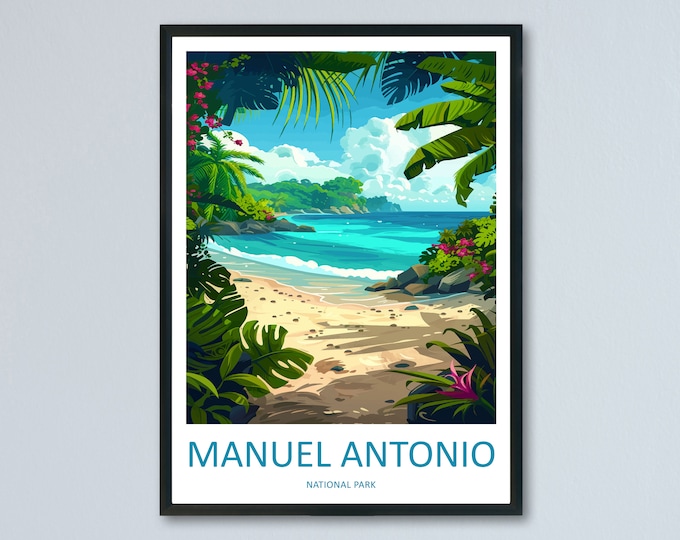 Manuel Antonio National Park Costa Rica Travel Wall Art Poster Print - Etsy