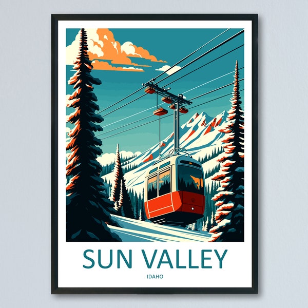 Sun Valley Poster - Etsy