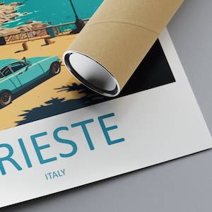 Trieste Travel Print Wall Art Trieste Wall Hanging Home Décor Trieste ...