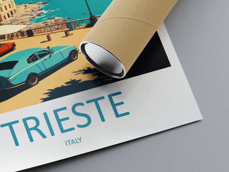 Trieste Travel Print Wall Art Trieste Wall Hanging Home Décor Trieste ...