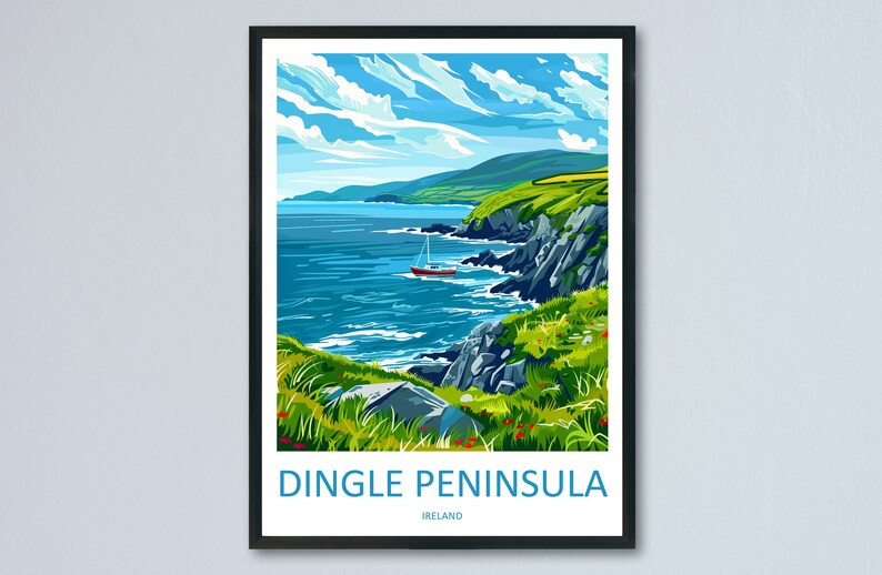 Dingle Peninsula Print Dingle Peninsula Home Decor Landscape Art Print ...