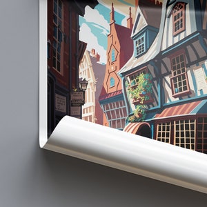York Travel Print Wall Art York Wall Hanging Home Décor York Gift Art ...