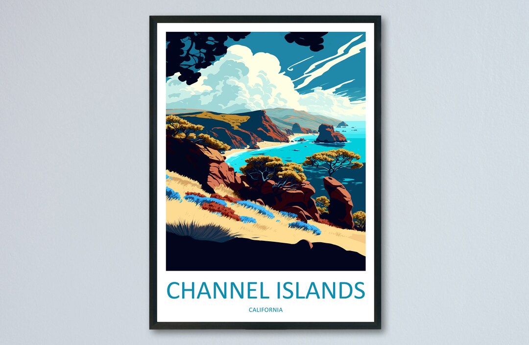 Channel Islands National Park Travel Print Wall Art Channel Islands ...