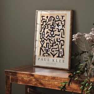 Paul Klee Print Paul Klee Abstract Poster Minimal Bedroom Wall Decor ...