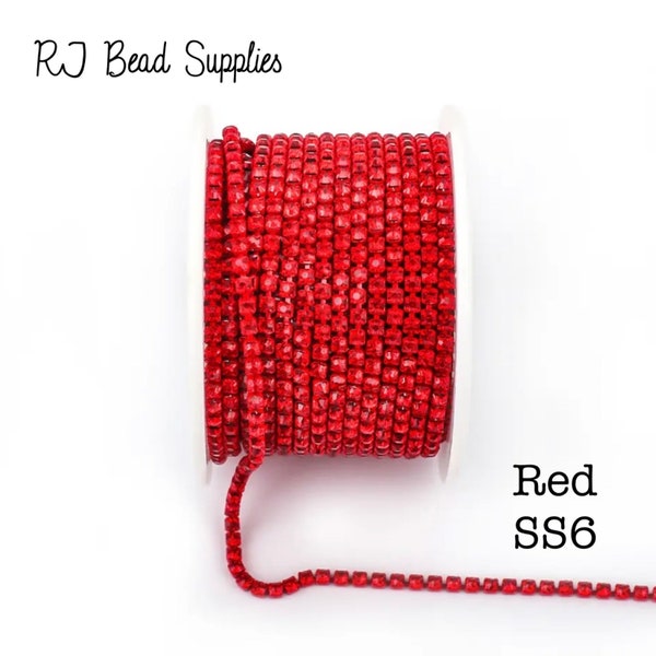 Red Chain - Etsy
