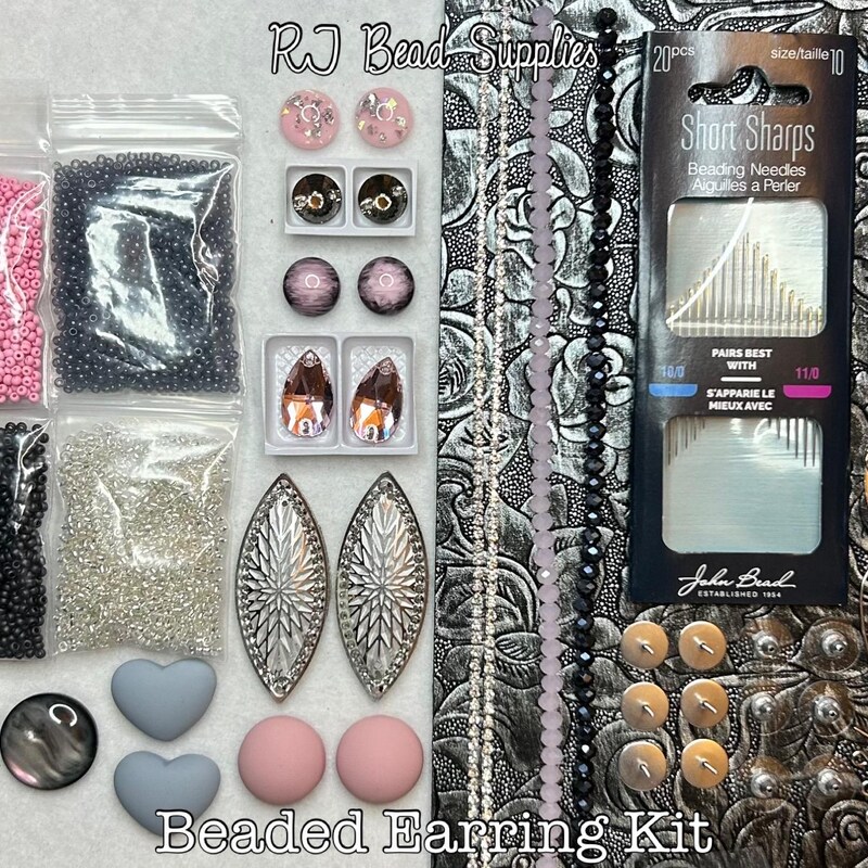 Seed Bead Earring Kit - Etsy