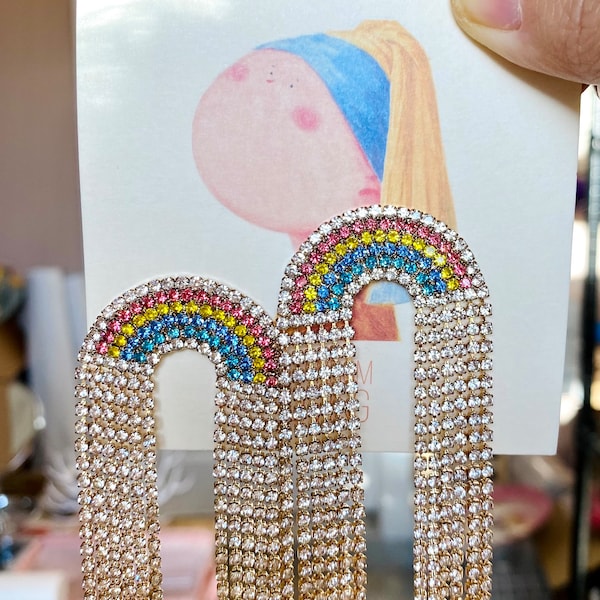 Rhinestone Statement - Etsy