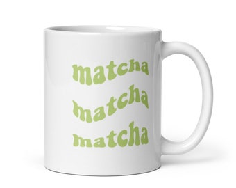 Cute Matcha Mug Matcha Lover Gift Green Tea Mug Green Tea - Etsy