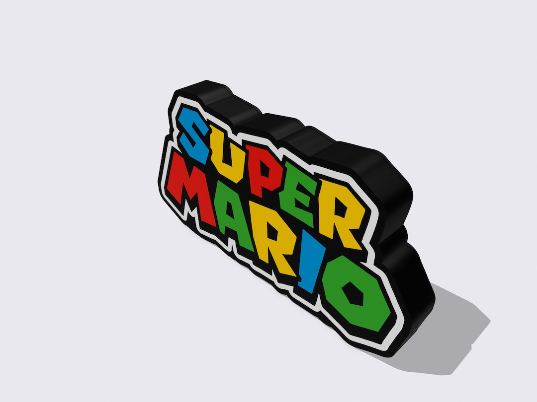 Super Mario Lamp STL File - Etsy