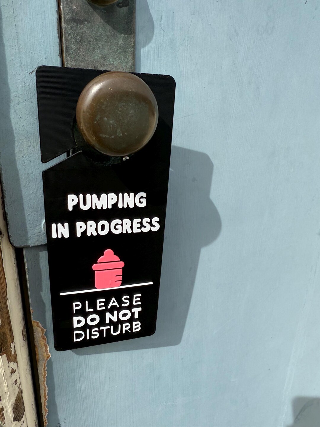 Pumping Progress Door Sign - Etsy