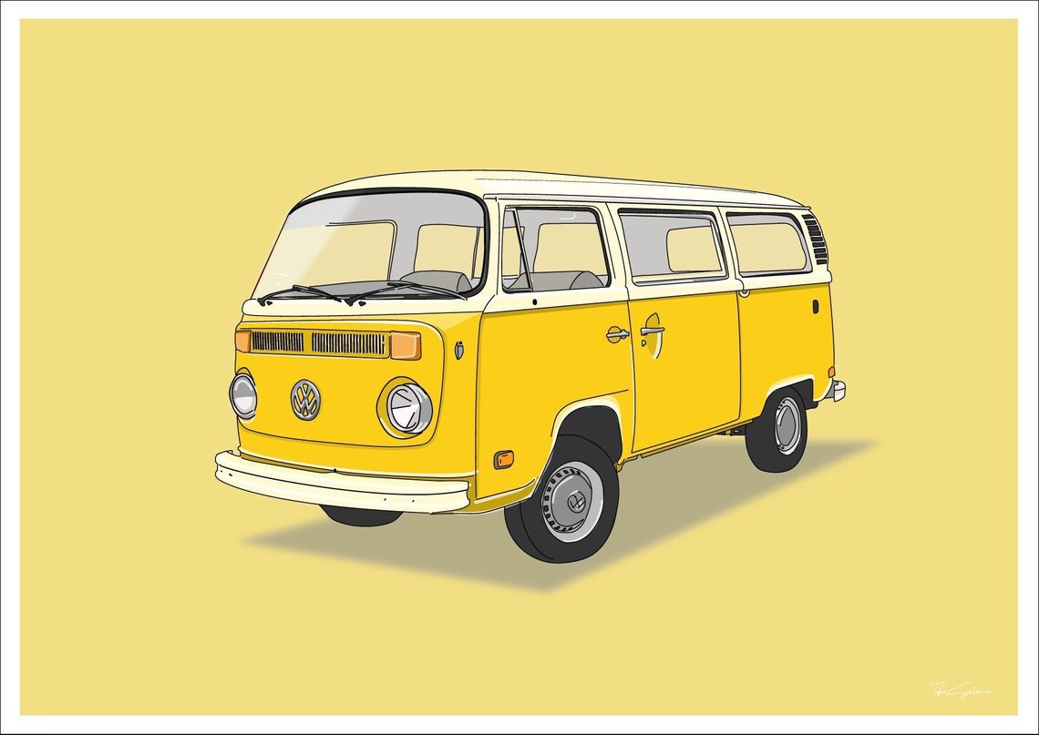 Kombi Mini Bus 'little Miss Sunshine' - Etsy